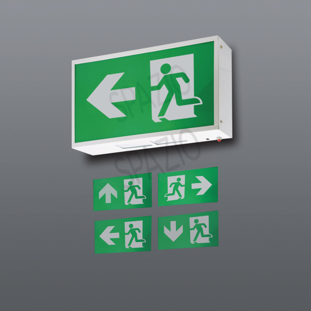 LED EXIT SIGN - WALL MOUNT – Spazio Lighting