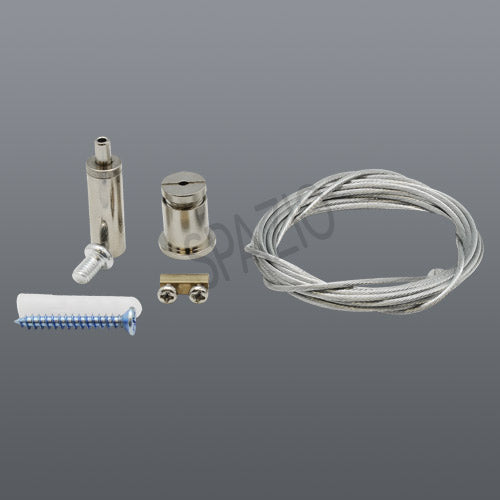 3 WIRE SLIM TRACK - SUSPENSION KIT – Spazio Lighting